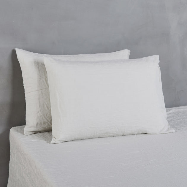 Crinkled Linen Pillow Slips – Linenshed