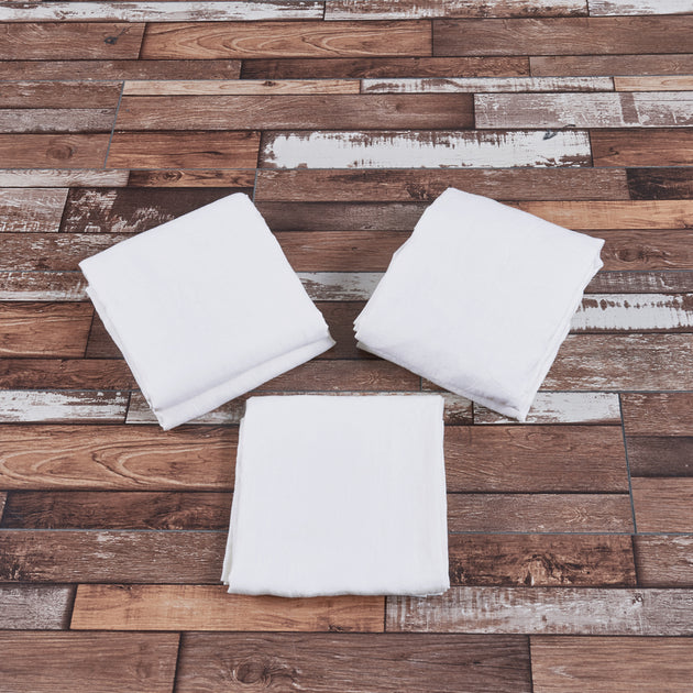 Bed Linen Sheet Sets | Optic White Linen Sheet Set