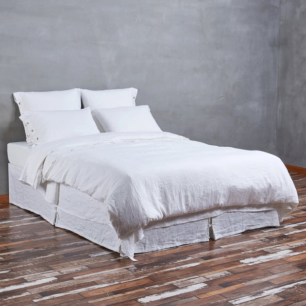 Buy Top Buttoned Linen Duvet Cover Online | Duvet Covers Australia